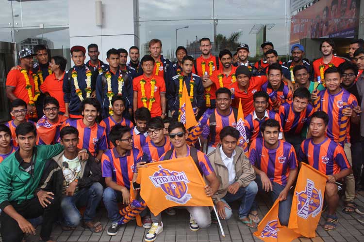 In pics: FC Pune City squad arrives in Pune from pre-season - News18