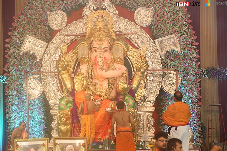 In pics: Andericha Raja and GSB Seva Mandal Ganpati - News18