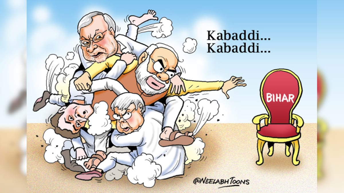 Cartoon of the day: Leaders fight to grab Bihar