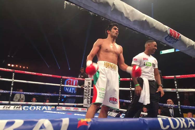 In pics: Vijender Singh begins pro-boxing career on high, destroys ...