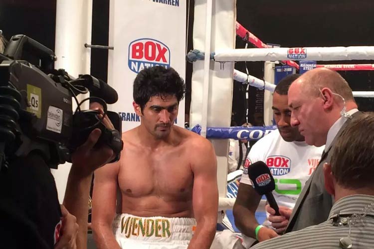 In pics: Vijender Singh begins pro-boxing career on high, destroys ...