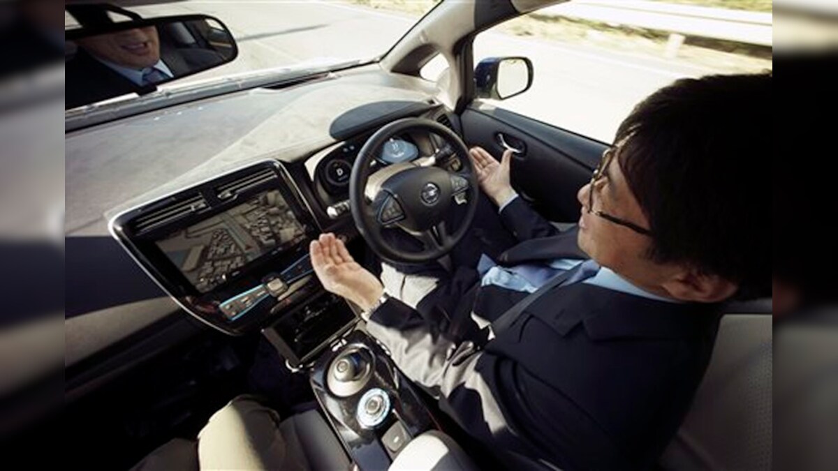 Nissan's autonomous test car drives itself safely, recognises ...