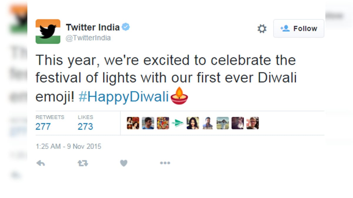 Twitter launches new 'diya' emoji for Diwali - News18