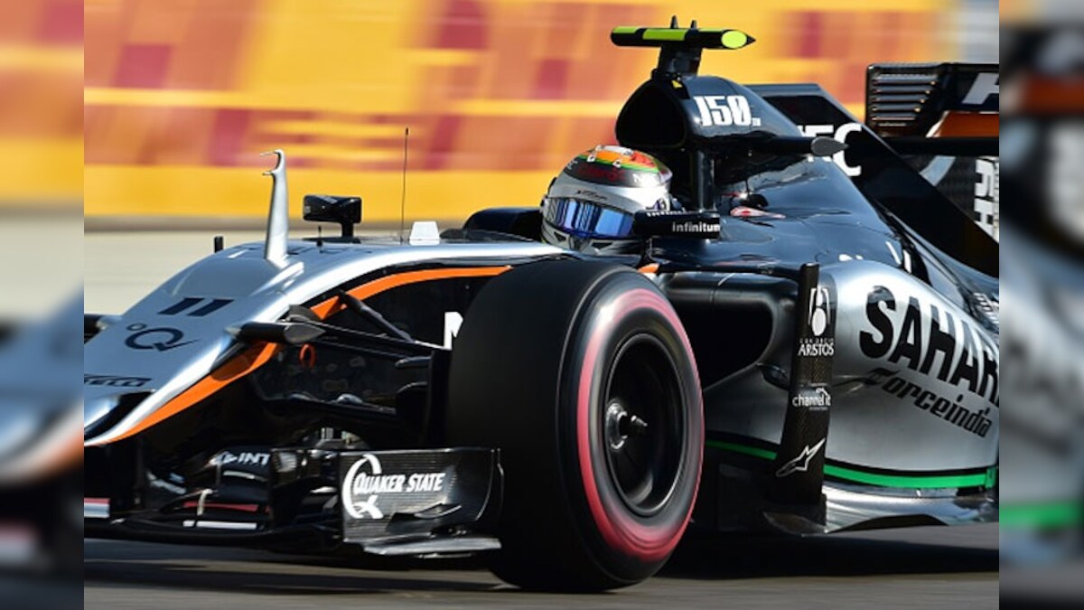Force India driver Sergio Perez secures fifth place in season-ending ...