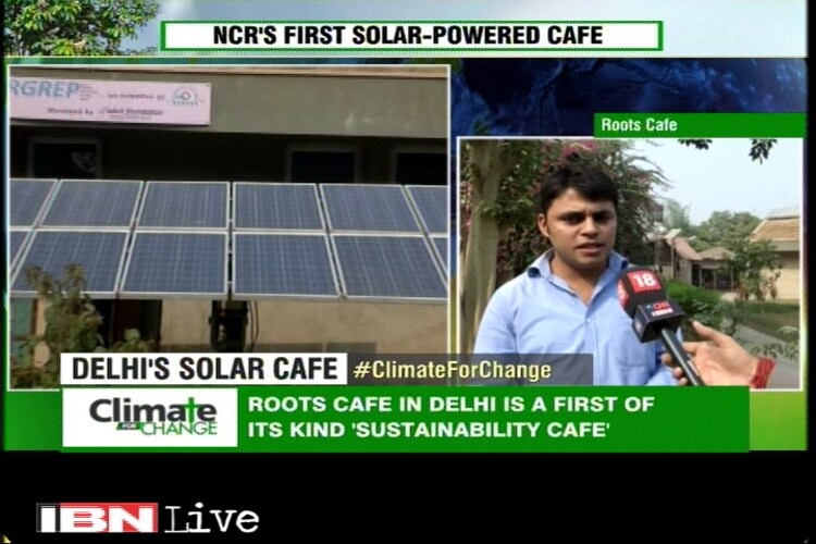 Roots Cafe - India's first solar powered cafe - News18