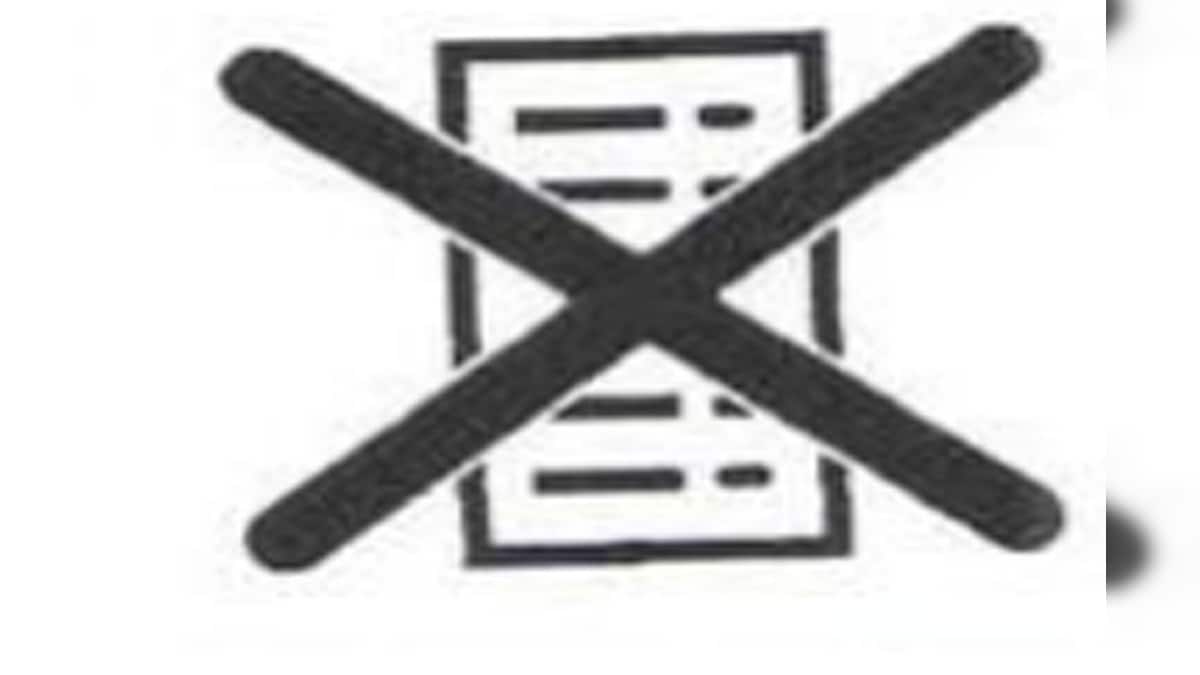 NOTA gets a symbol, to be used during elections in four states and one ...