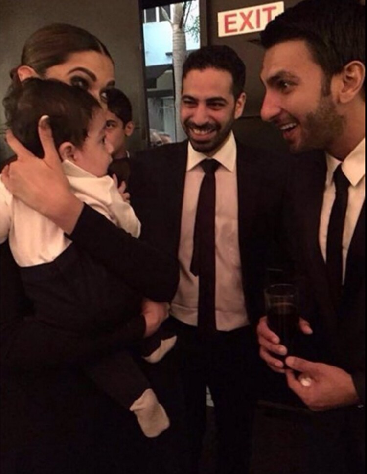 Snapshot: Deepika Padukone, Ranveer Singh's adorable picture with a kid ...