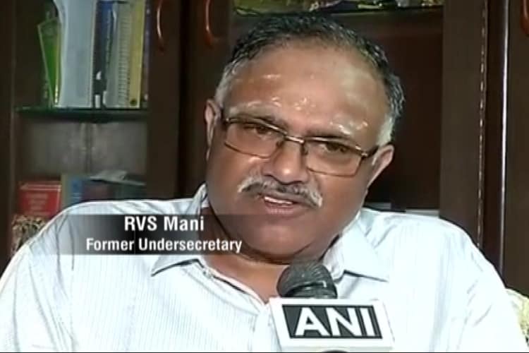 RVS Mani: The man who made explosive claims on Ishrat Jahan case - News18