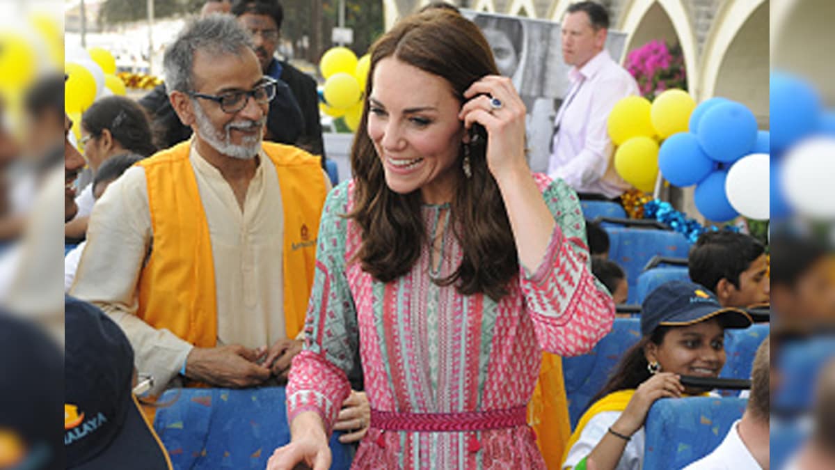 Kate Middleton exudes radiance in a printed Anita Dongre creation - News18