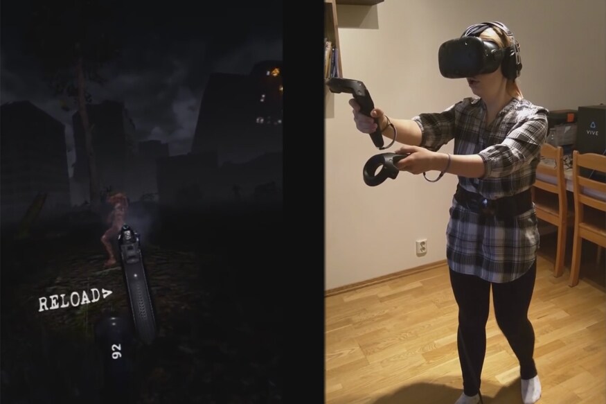 Watch: What Happens When You Play Horror VR Game on HTC Vive
