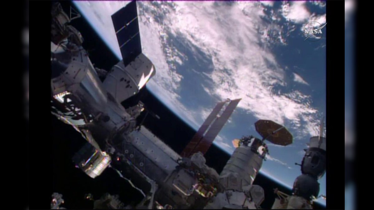 SpaceX cargo ship with inflatable space habitat arrives at the ISS - News18