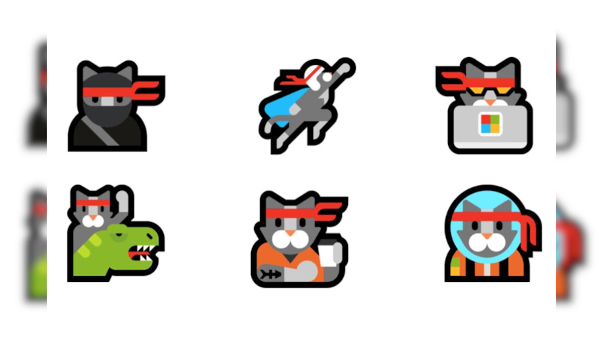 Windows 10 Users Get 6 Exclusive Ninja Cat Emojis