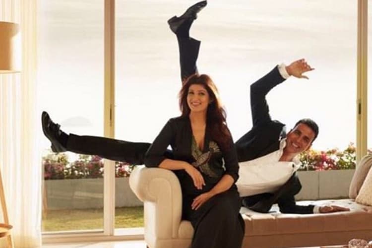 Snapshot: Akshay Kumar, Twinkle Khanna's show their fun side in a ...