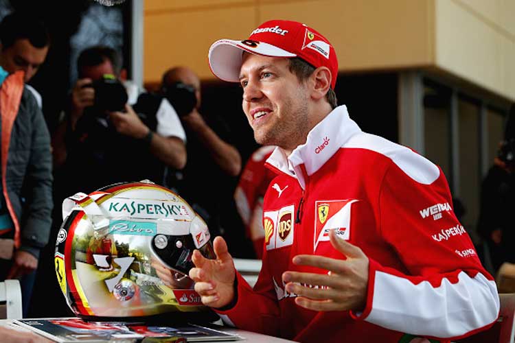 Ferrari's Sebastian Vettel tops wet final practice in Shanghai