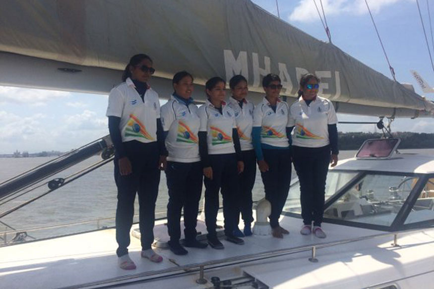 Navy's All-Women Crew on Open Sea Voyage to Mauritius