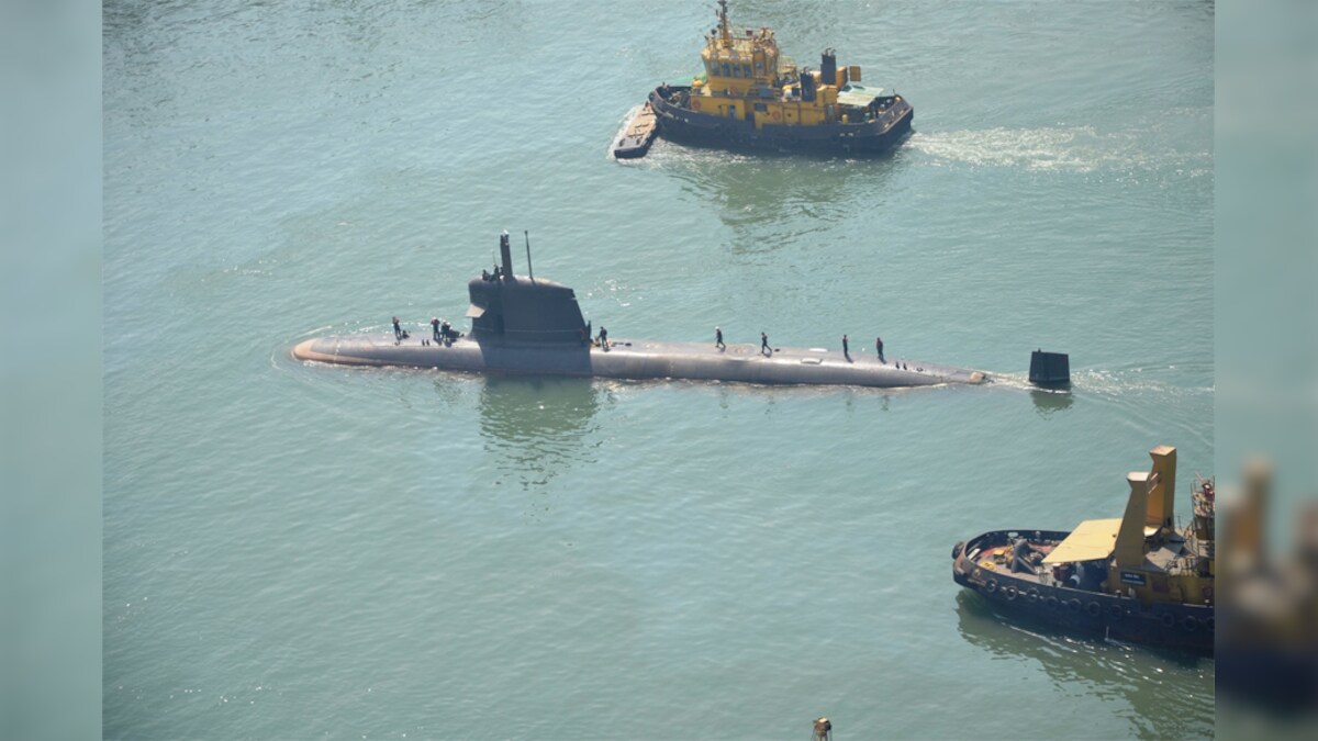 Indian Navy's Scorpene Submarine Undergoes First Sea Trial - News18