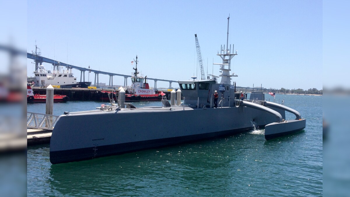 US Tests World's First Unmanned Ship for Seafaring Missions - News18