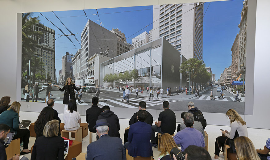 First Look: Inside the First of the Redesigned Apple Stores - News18