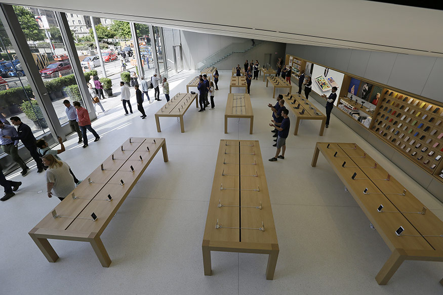 First Look: Inside the First of the Redesigned Apple Stores - News18