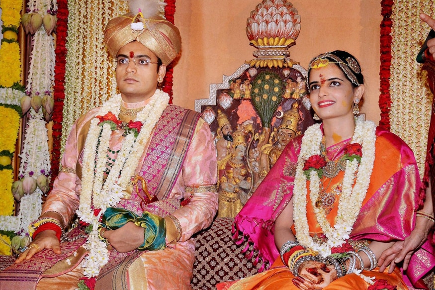 Royal Wedding: Maharaja of Mysore Marries Rajasthan Princess - News18