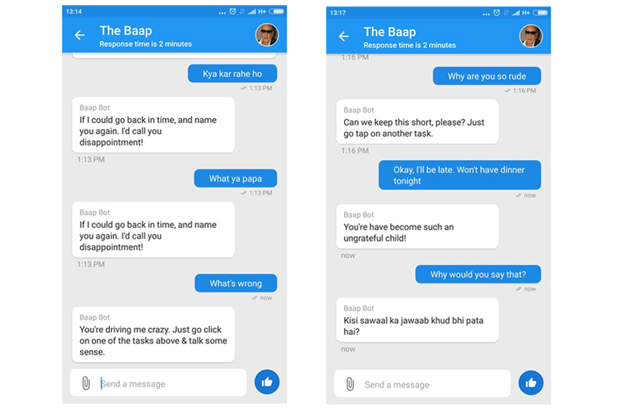 This Chat Bot Responds Like a Typical Indian Dad