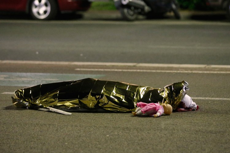 Nice Attack: Blood, Mangled Bodies, Shocked Survivors at Carnage Site