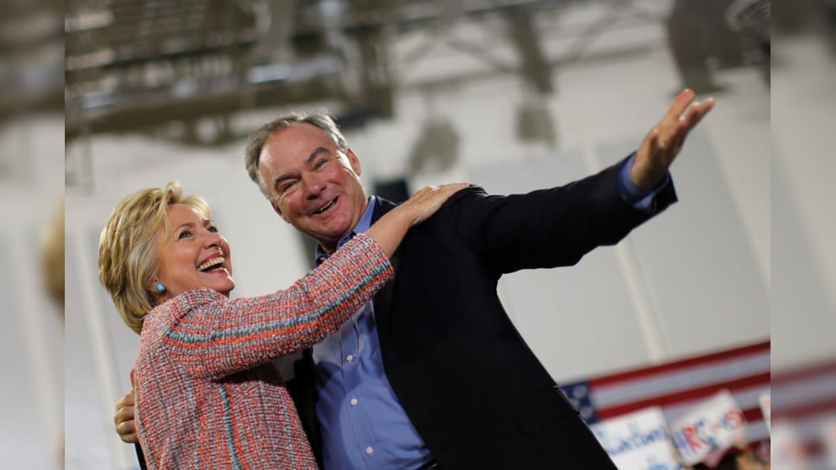 Hillary Clinton Picks Kaine as Vice Presidential Running Mate - News18