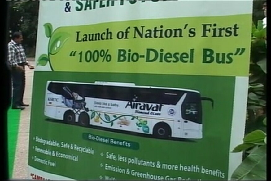 KSRTC Launches India's First Bio-Diesel Bus - News18