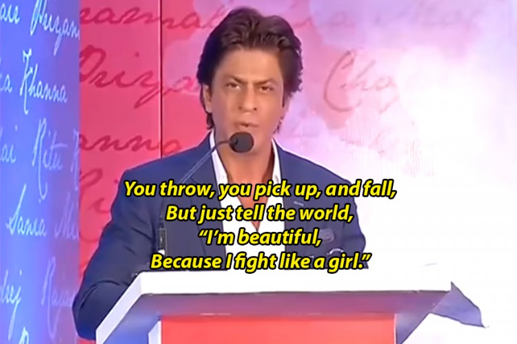 SRK Wrote a Poem About Women Empowerment and It's Beautiful | Buzz News ...