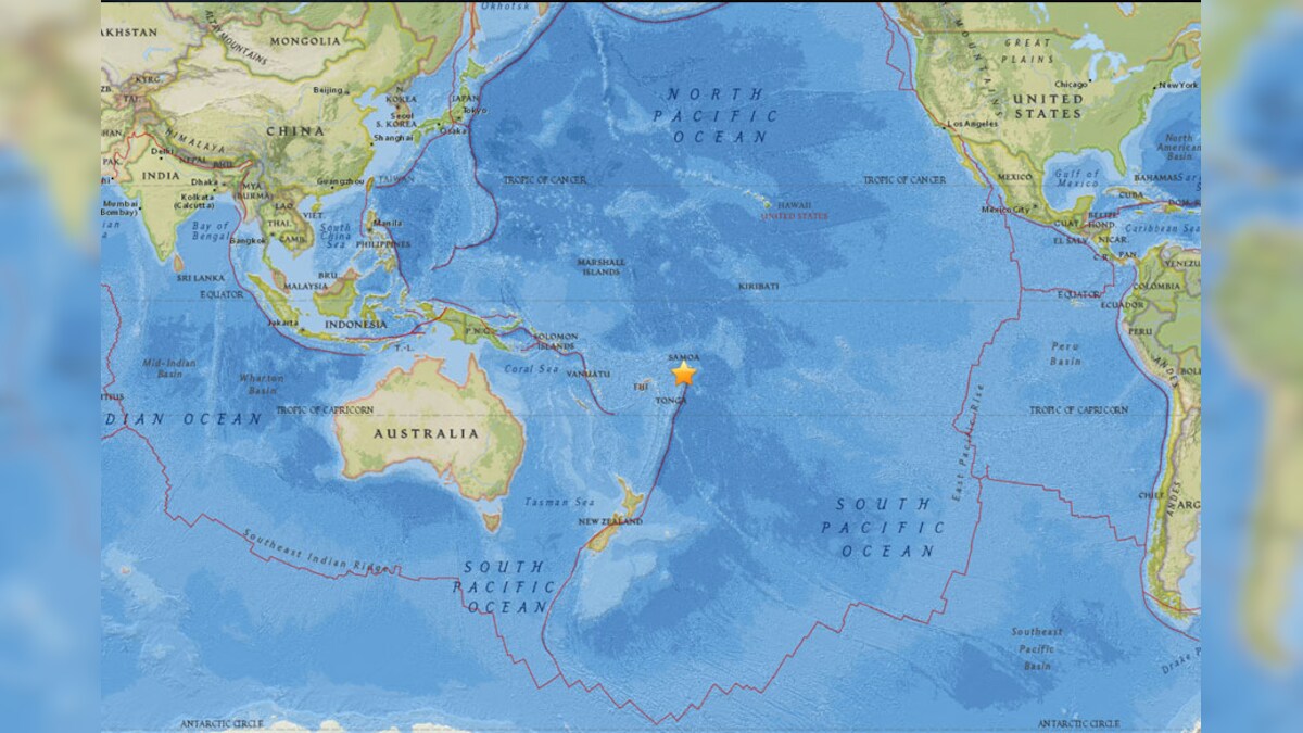 6.4-Magnitude Earthquake Hits off Coast of Tonga: USGS