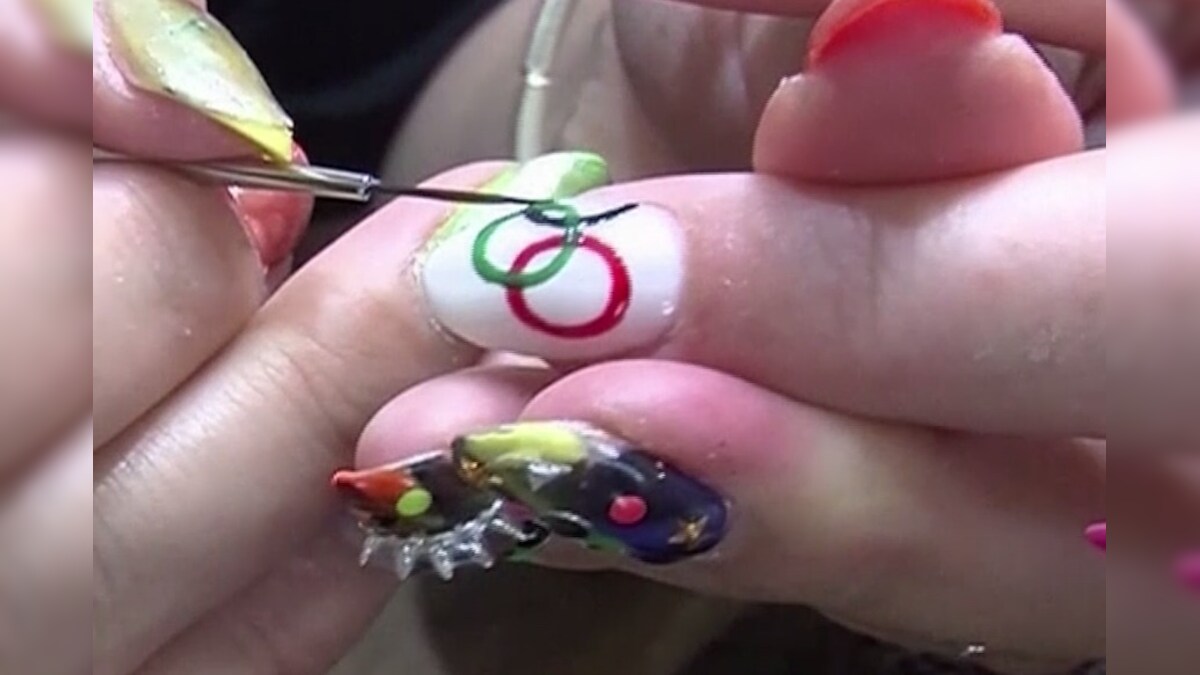 Have You Ever Seen Olympic-Themed Nail Art? - News18