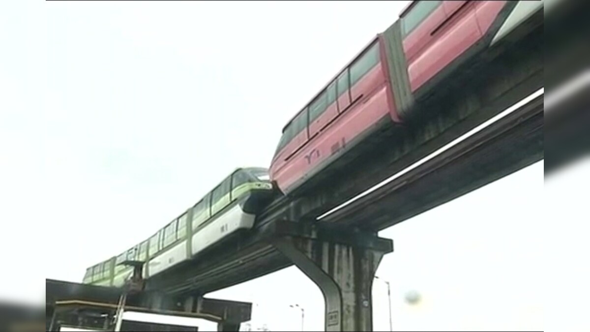 When Two Mumbai Monorail Trains Came Face-to-Face