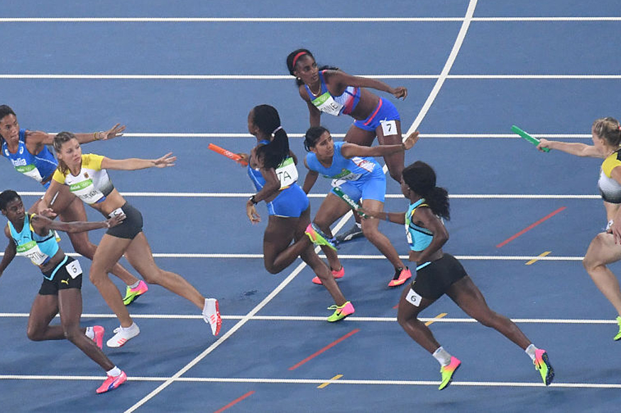 Rio 2016 Indian Women 4x400m Relay Team Bows Out Men Disqualified