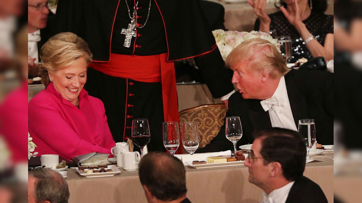 Hillary Clinton, Trump Exchange Acid Jokes at New York Dinner