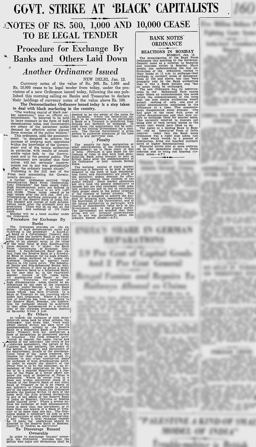 Demonetisation: Newspapers From 1946 Tell a Story Similar to 2016 ...