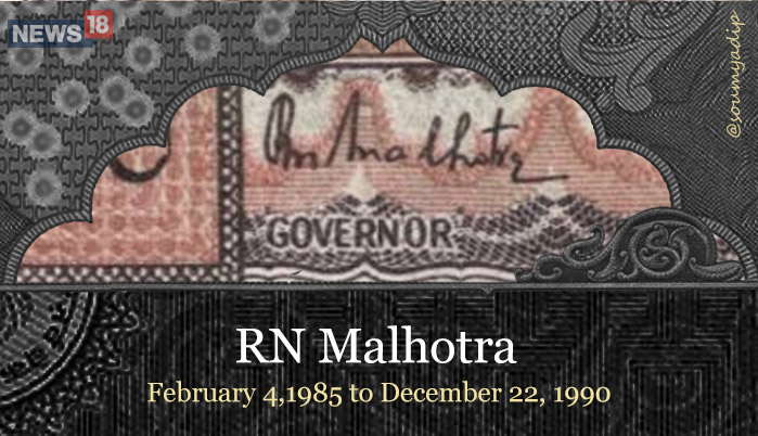 A Visual History of RBI Governors' Signatures on Indian Currency Notes ...