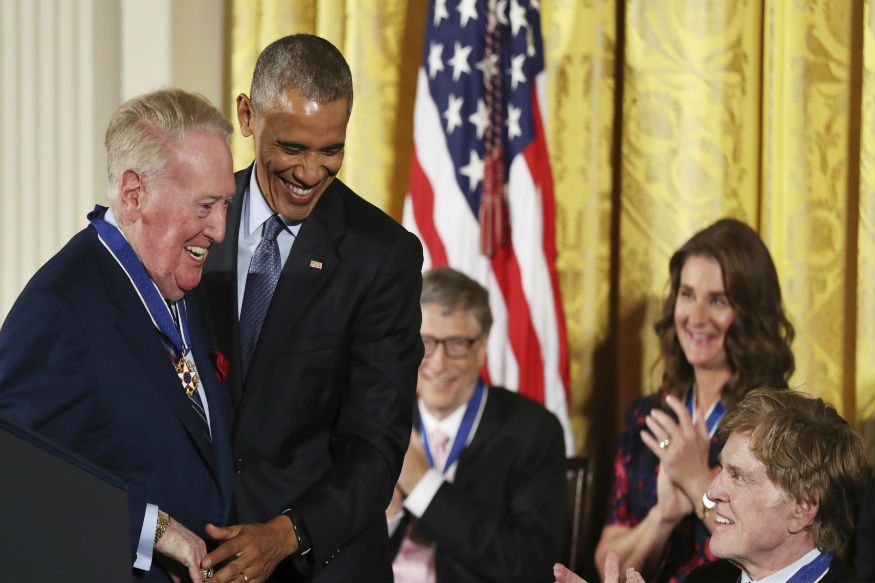 Obama Awards Medal Of Freedom To Springsteen, De Niro, Bill Gates Among ...
