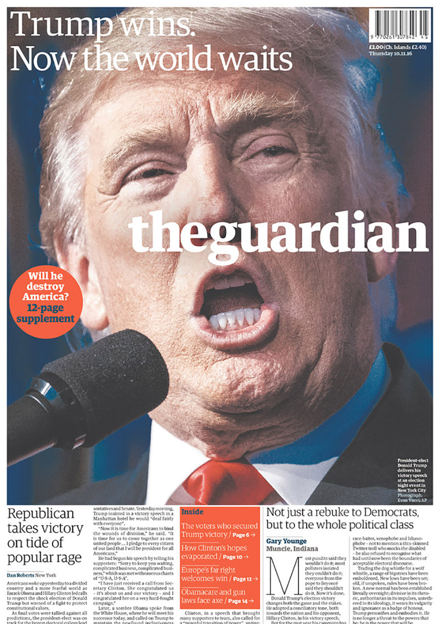 Donald Trump's Win: 10 Best Front Pages From Around The World | World ...