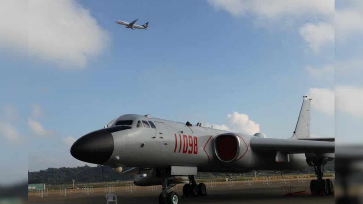 Chinese Bomber Plane Flying Over Taiwan Sets Off Concerns