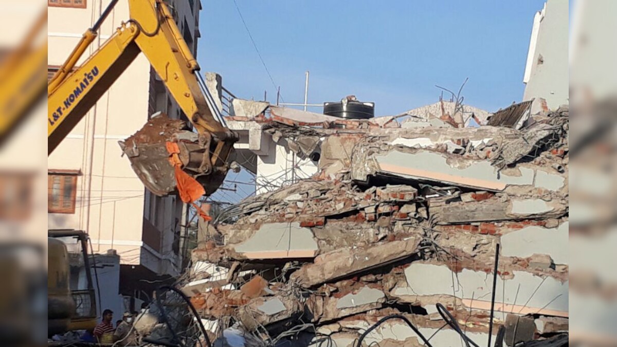 Hyderabad Building Collapse: Two Dead, At least 10-12 Feared Trapped ...