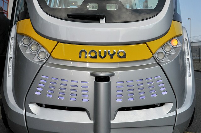 NAVYA Self-Driving Shuttle Goes to Work in Las Vegas - News18