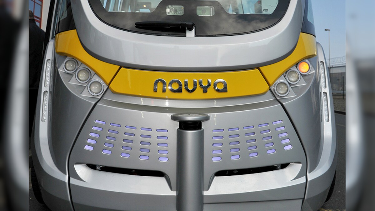 NAVYA Self-Driving Shuttle Goes to Work in Las Vegas - News18