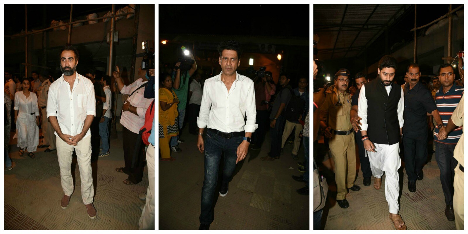 Om Puri's Last Rites Performed: Son Ishaan Lights Pyre; Big B Pays ...