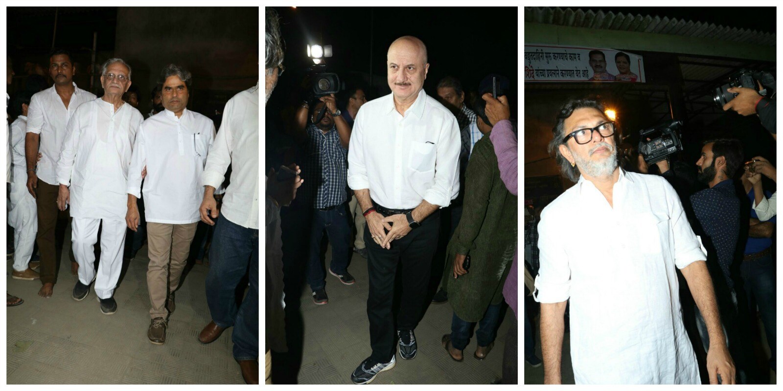 Om Puri's Last Rites Performed: Son Ishaan Lights Pyre; Big B Pays ...