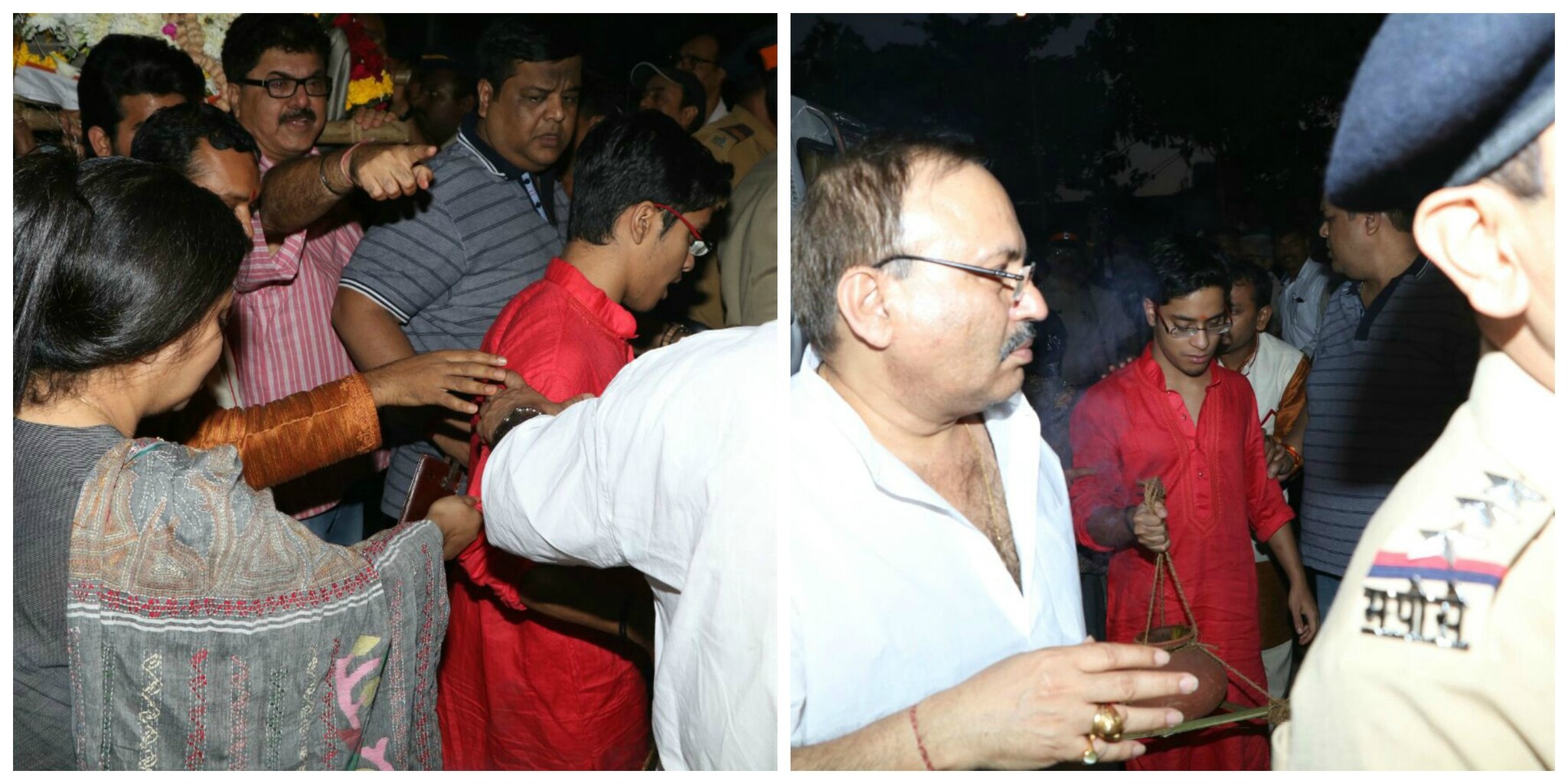 Om Puri's Last Rites Performed: Son Ishaan Lights Pyre; Big B Pays ...