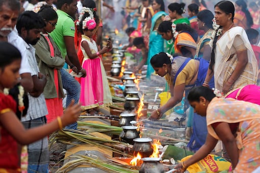 Pongal Festival Celebrated With Pomp, Gaiety in Puducherry - News18