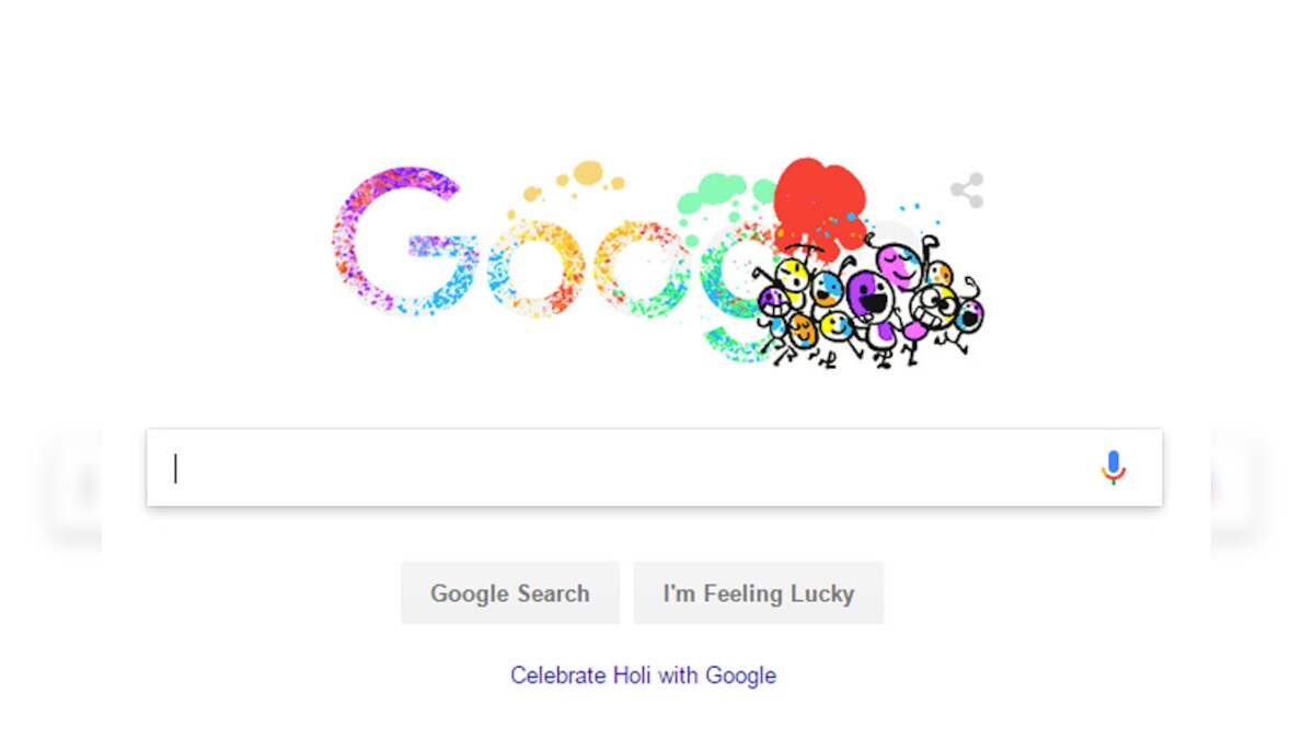 'Flash Mob' Colours Google's Holi Doodle
