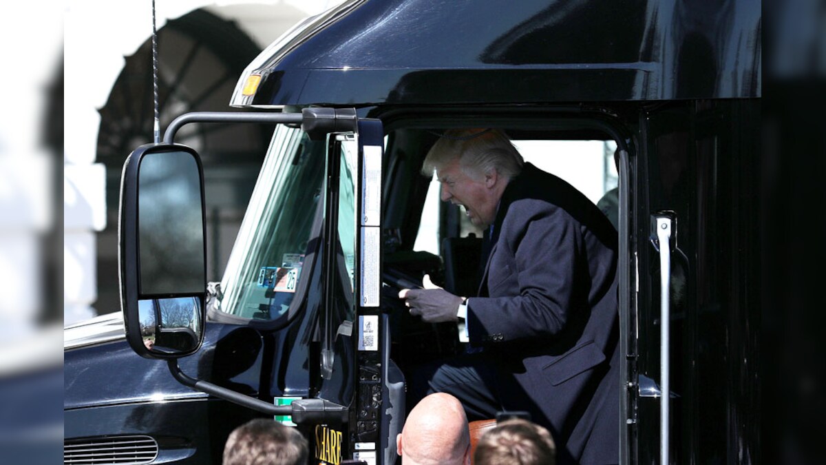 Donald Trump Takes a Break From White House to Drive a Truck