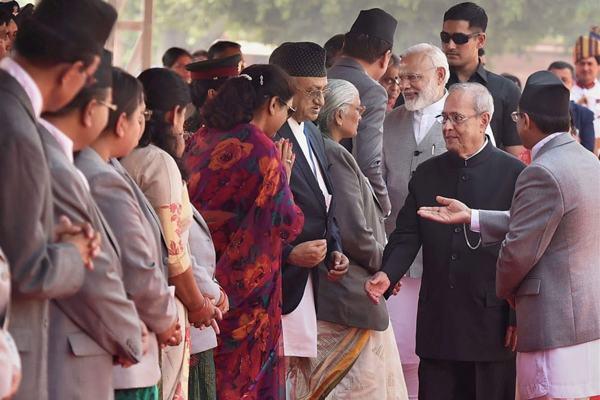 Ceremonial Reception of President of Nepal, Bidhya Devi Bhandari at ...