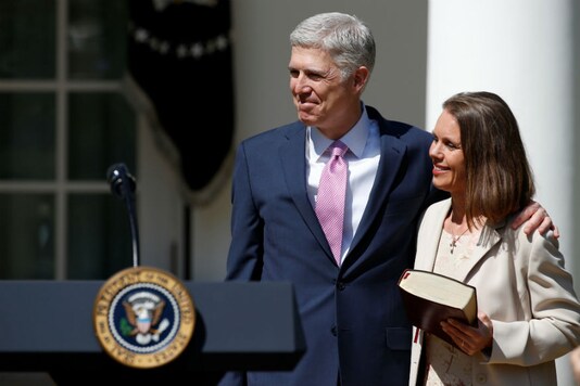 Neil Gorsuch Sworn in as Next Supreme Court Justice Despite Democrat ...